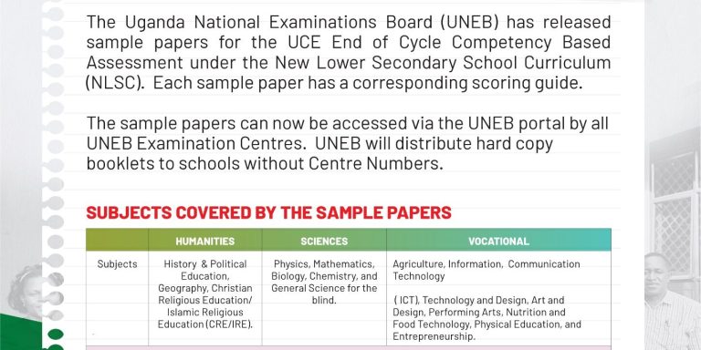 Sample Papers for New Lower Secondary – National Curriculum Development ...